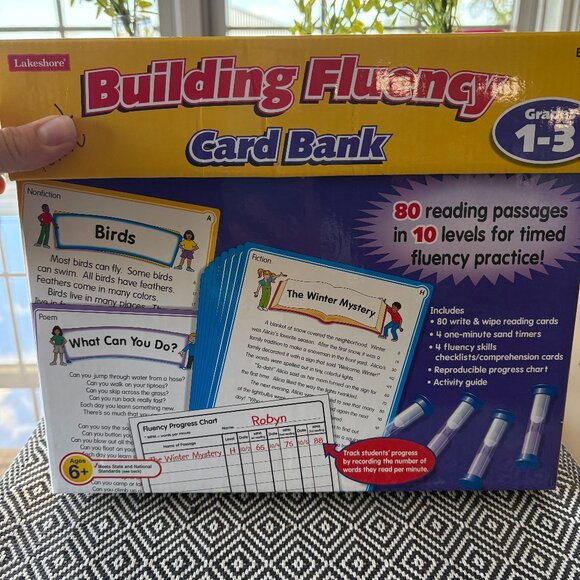 Lakeshore | Toys | Lakeshore Learning Building Fluency Card Bank Grades ...